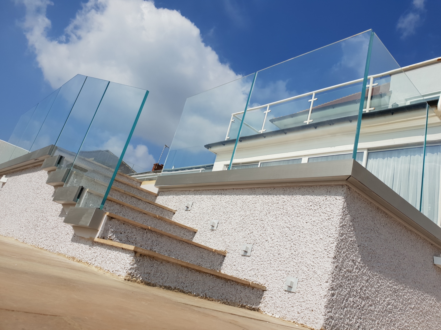 Frameless glass balustrade installed in Cooden Bexhill - Brighton ...