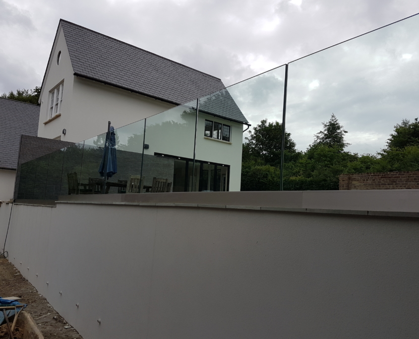 A side-mounted glass balustrade fitted in Hove - Brighton Balustrade ...
